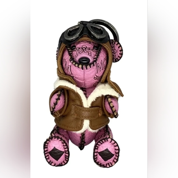 MCM | Bags | Mcm Leather Bag Charm Pink | Poshmark